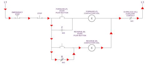 forward reverse motor control circuit