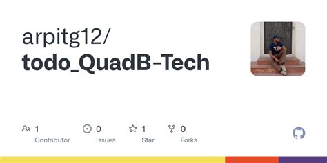 github arpitg12 todo quadb tech