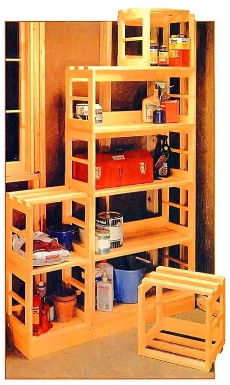 Модульным стеллаж из дерева своими руками чертежи