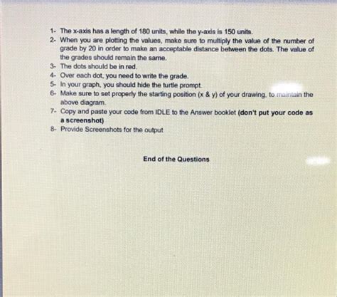 Solved Question 220 Marks Turtle Graphics Is A Python