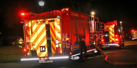 Firefighters Quickly Extinguish Cantonment House Fire