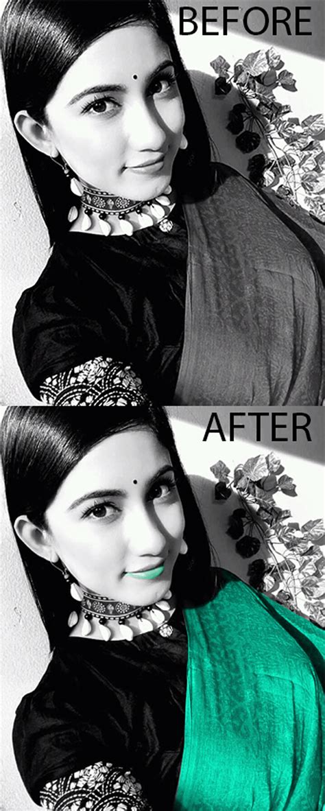 Dress Colour Change Photo Manipulation On Behance