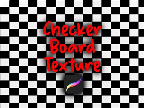 Checker Texture Brush Procreate Texture Brushes Texture Etsy