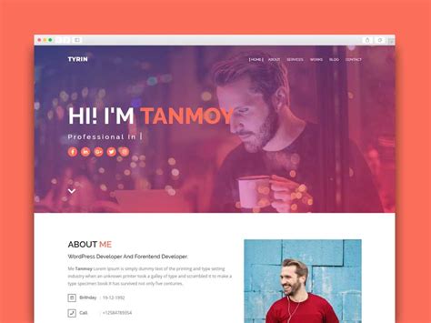 Blogger Portfolio Template