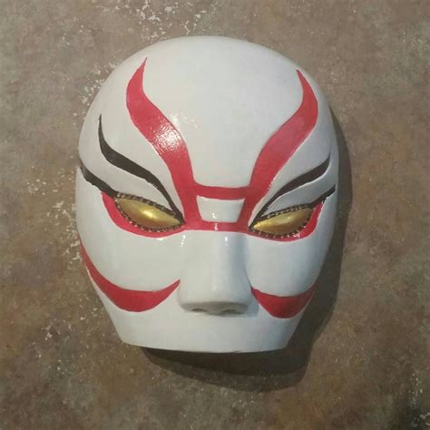 New Handmade Big Hero 6 Kabuki Villain Yokai Mask Costume