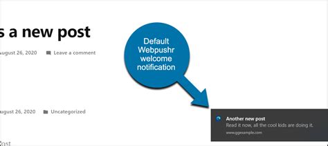 How To Set Up Webpushr Push Notifications For Wordpress Greengeeks