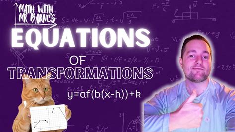 Finding The Equation Of A Transformation From A Graph 🔥precalculus Math With Mr Barnes Youtube