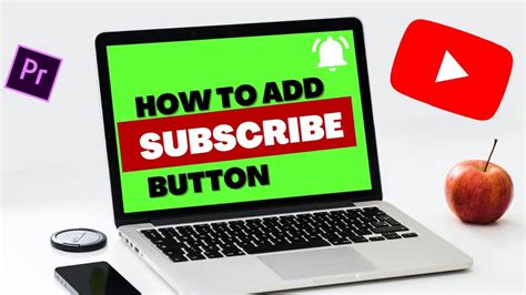 HOW TO ADD SUBSCRIBE BUTTON EASILY IN PREMIERE PRO 1 MINUTE YouTube