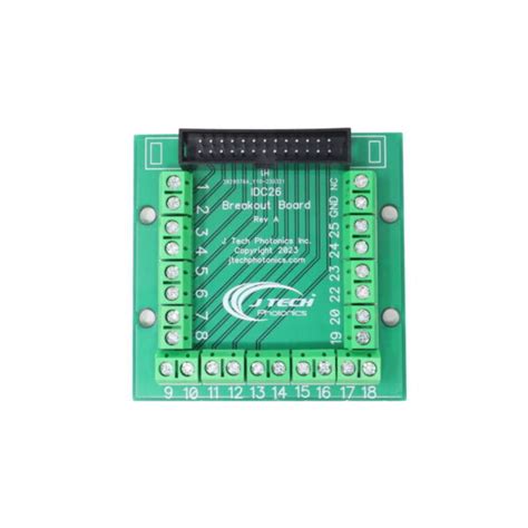 Idc26 Breakout Board J Tech Photonics Inc