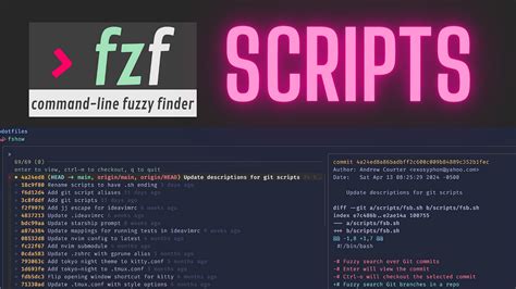 Search Git Branches And Commits Using Fzf By Andrew Courter Level