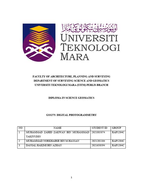 report lab1 photogrammetry pdf aerial photography topography