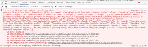 Dealing With Angulars Infinite Digest Loop Error 10 Digest