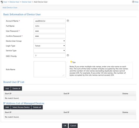 Support H C IMC UAM Device User Authentication Configuration Examples H C
