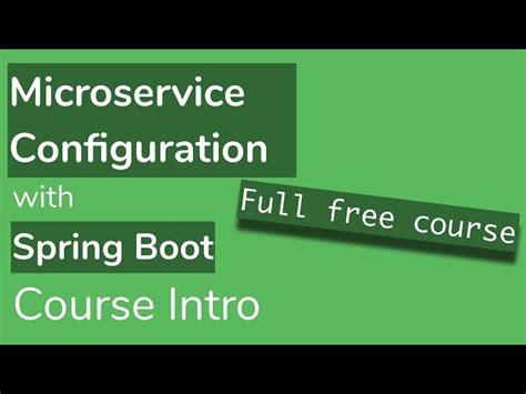 Free Video Spring Boot Microservices Level 3 Microservice