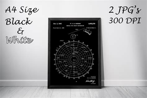 Method For Space Navigation Patent Art Graphic By Antique Pixls Creative Fabrica