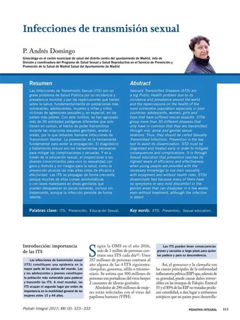 Tipos De Infecciones De Transmisión Sexual Udocz