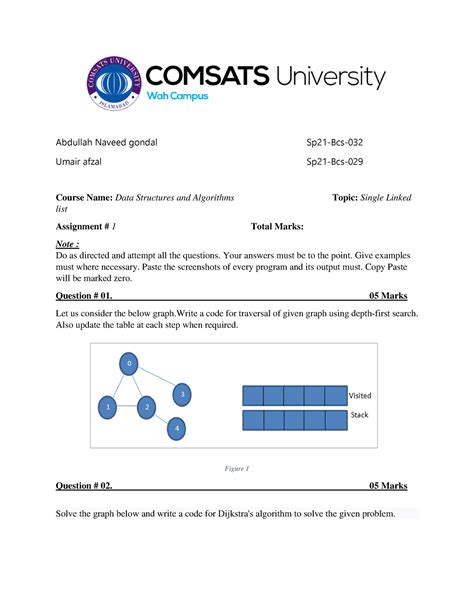 Dsa Assignment 4 Abdullah Naveed Gondal Sp21 Bcs Umair Afzal Sp21