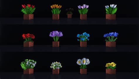 Bushier Flowers Minecraft Mod