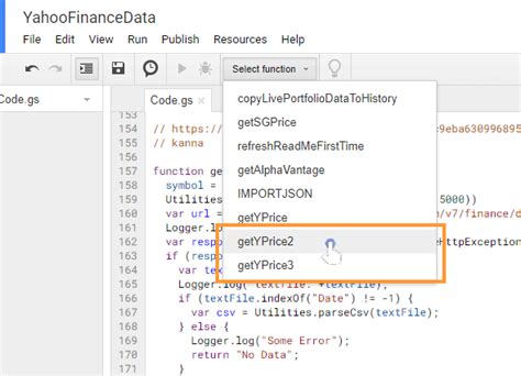 Solution To Yahoo Finance Data Not Refreshing In Google Spreadsheet