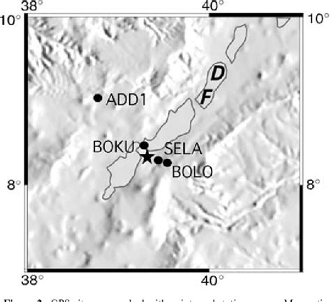 figure 1 from distributed nubia—somalia relative motion and dike