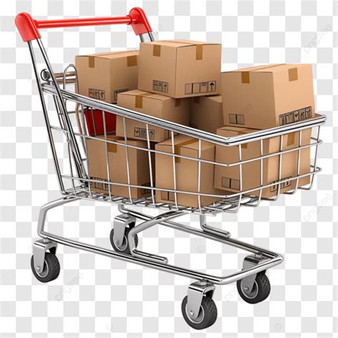 골판지 상자로 가득 찬 쇼핑 카트 상자가 있는 장바구니 Nbsp 판지 상자가 있는 장바구니 골판지 상자로 가득 찬 쇼핑 카트 Png 일러스트 및 이미지 에 대한 무료
