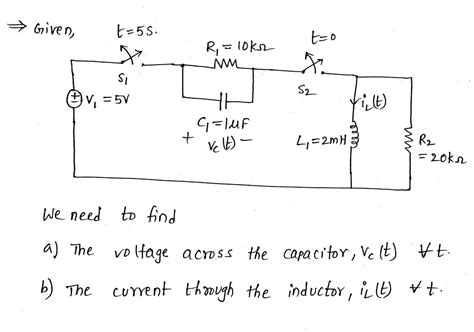 Answered V I S R C S Figure A Circuit Bartleby