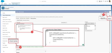 Salesforce Last Activity Date Formula