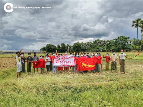 မုံရွာ အမြင့်လမ်းဘေးရှိ ကျေးရွာတရွာမှ ၈ လေးလုံး အရေးတော်ပုံ ၃၄ နှစ်မြောက်အထိမ်းအမှတ်နဲ့ စစ်အာဏာရ