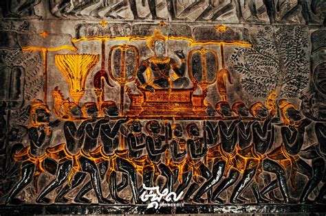 Mongkol ចម្លាក់ ក្បួន ដង្ហែរ កង ទ័ព នៅ ប្រាសាទ អង្គរវត្ត 🗿🕉️🇰🇭 Mongkol មង្គល ប្រាសាទខ្មែរ