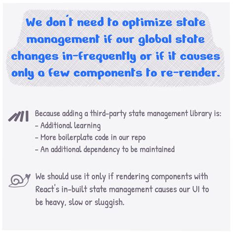 when to use a state management library to solve react s render