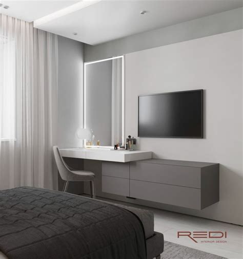 ТВ тумба и туалетный столик в спальне Bedroom Decor For Couples Bedroom Interior Home Design