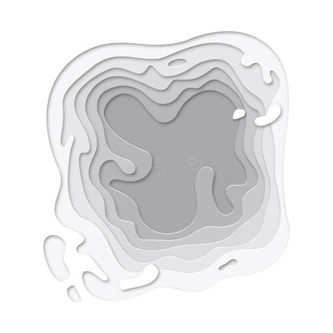 Multi Color Layers Effect Papercut 3d Paper Cut Vector Art Background
