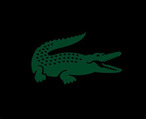 Lacoste Logo Brand Symbol Green Design Clothes Fashion Vector
