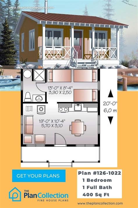 Bedroom And Nookbreakfast Area 20x20 Tiny House House Architecture