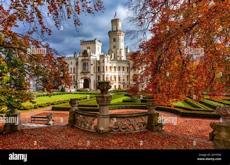 Castle Hluboka Nad Vltavou Is One Of The Most Beautiful Castles In Czech Republic Castle