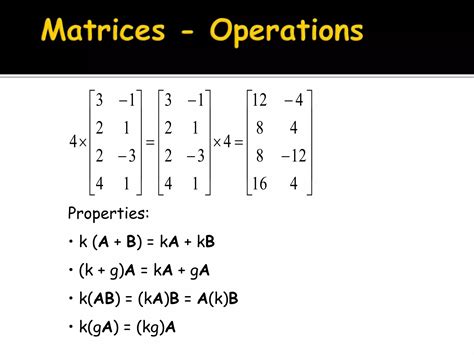 Matrices PPTX