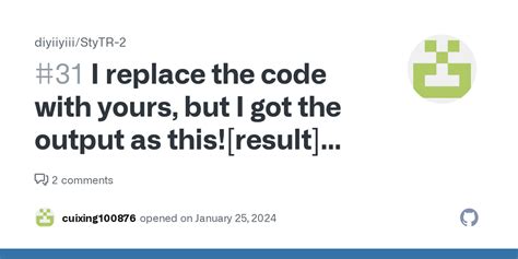 i replace the code with yours but i got the output as this [result] user images