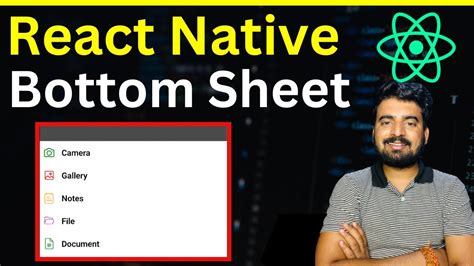 React Native Bottom Sheet For Beginners In Hindi Engineer Codewala YouTube