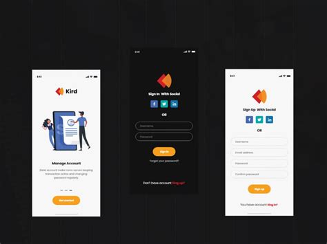 Banking App Template Free Xd Resource Adobe Xd Elements