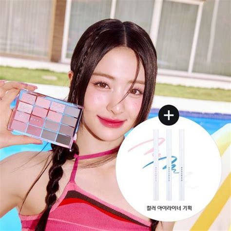 웨이크메이크 NEW 핑크컬렉션 웨이크메이크 소프트 블러링 아이팔레트 COLOR 위시버킷