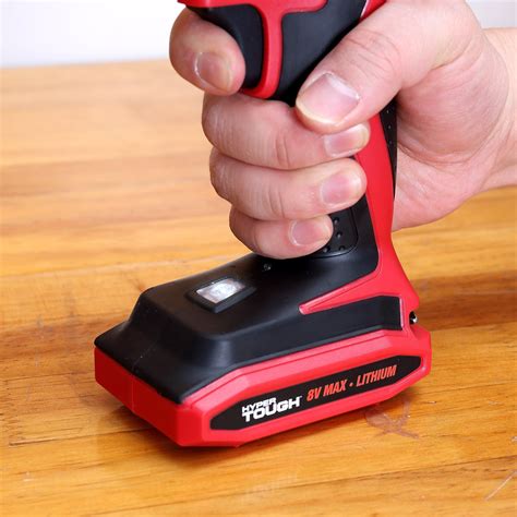 Hyper Tough V Max Cordless Drill Inch Chuck Non Removable Ah Battery With Charger Bit