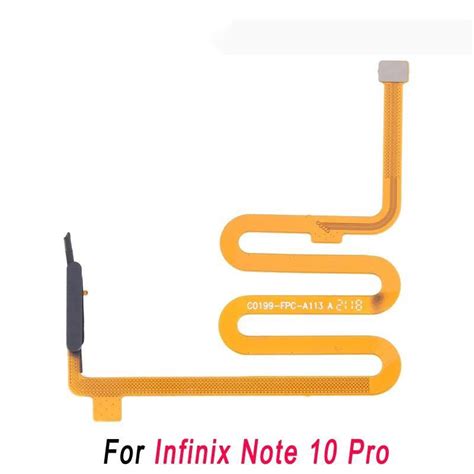 Fingerprint Sensor For Infinix Note 10 Pro Fingerprint Sensor Flex Cable Replacement Part