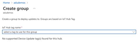 unable to see azure device update groups in iot hub · issue 76 · azure