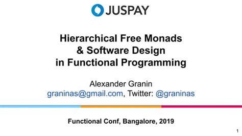 Hierarchical Free Monads And Software Design In Fp Ppt