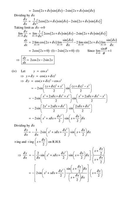SOLUTION Derivative Formulas Trigonometric Functions Studypool