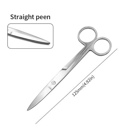 Badu Bg Медицински хирургически ножици Стоманени малки инструменти за нокти Вежди Нос