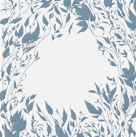 Premium Vector Floral And Leaves Border Premium Vector Floral And Leaves Border