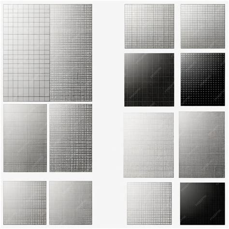 Premium Vector Grid Vector Set White Background Isolated A High Quality