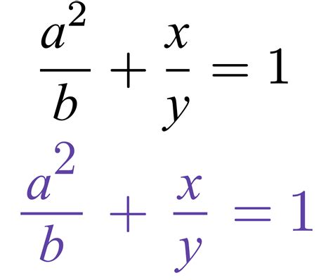 How To Adjust Numerator Fraction Line Vertical Spacing Questions