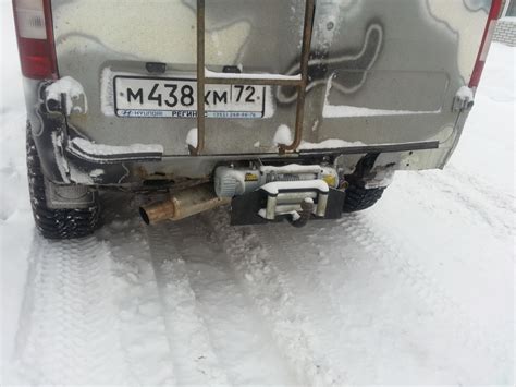 Установка задней лебеды и изготовления заднего силового бампера — ГАЗ ...